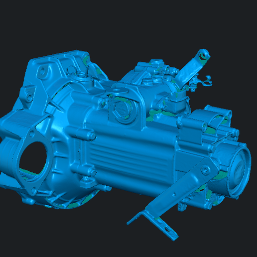 🚗 Volkswagen 020 O2O Transmission 3D Scan 5 Speed Golf Mk1 Mk2・ OBJ ...