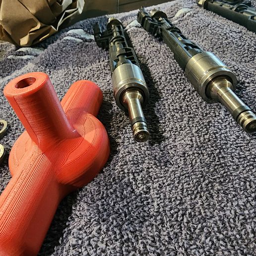 🦭 BMW Injector teflon seal compressor・Free STL File for 3D printing・Cults
