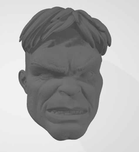 STL file HULK HEAD 🦾 ・3D printable model to download・Cults