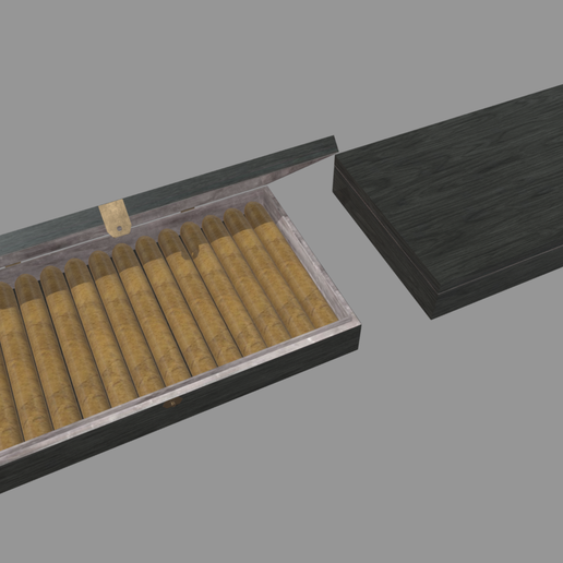 🚬 Antique Cigar Box・ STL File for 3D printing・Cults