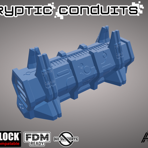 🎲 Cyptic Conduits Sample Pack・Free STL File for 3D printing・Cults