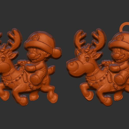 STL file mario with deer 🦌 (OBJ)・3D print model to download・Cults