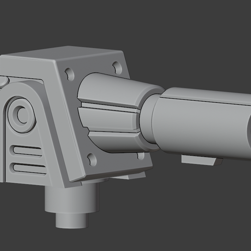 🔫 Articulated Mortar Cannon for PotP Outback or Brawn・ STL File for 3D ...