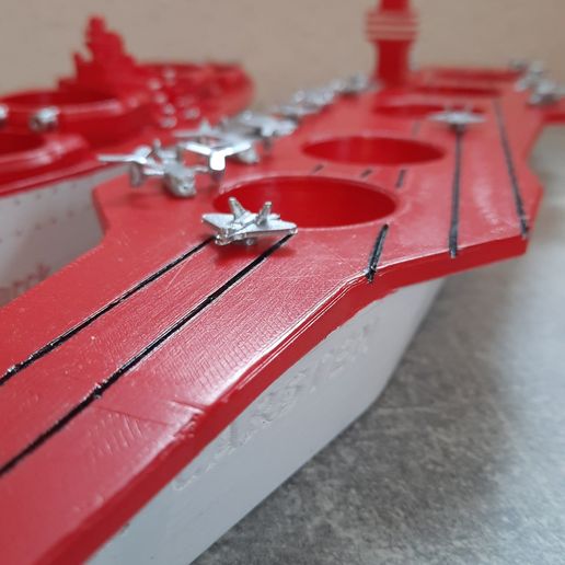 🇺🇸 Battleship/Battleshots・ STL File for 3D printing・Cults