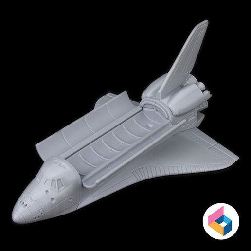 🛰 Foldable Space Shuttle・ STL File for 3D printing・Cults
