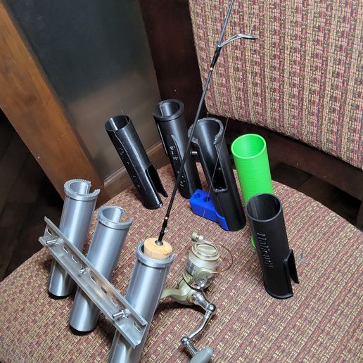 🧊 Ice Fishing Rod Holder/Organizer・ STL File for 3D printing・Cults