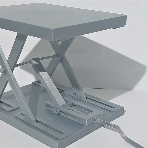 🏋️ Scissor Lift: Adjustable Lifting Mechanism・Free STL File for 3D ...