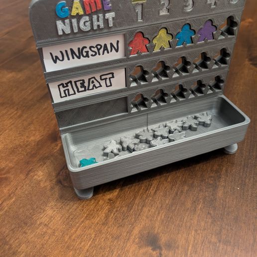 ♟ Game Night Scoreboard・ 3D File for 3D printing・Cults