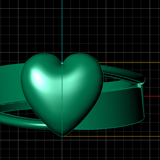 STL file Heart Rings for Best Friends 3d printable model 💜 (OBJ)・3D ...