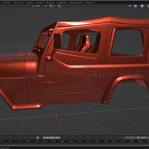 🌐 Jeep YJ7・ STL File for 3D printing・Cults