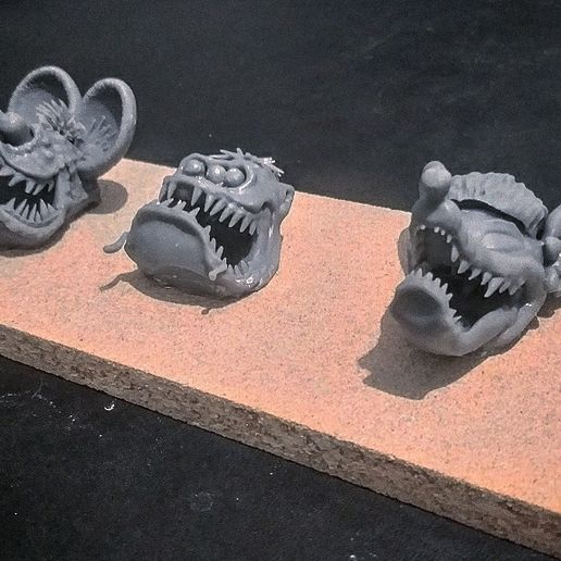🐀 Rat Fink - Trixie - Three Eyes - Ed Roth・ STL File for 3D printing・Cults