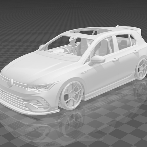 🏌️ Golf mk8 R-Line Full-Kit・ STL File for 3D printing・Cults