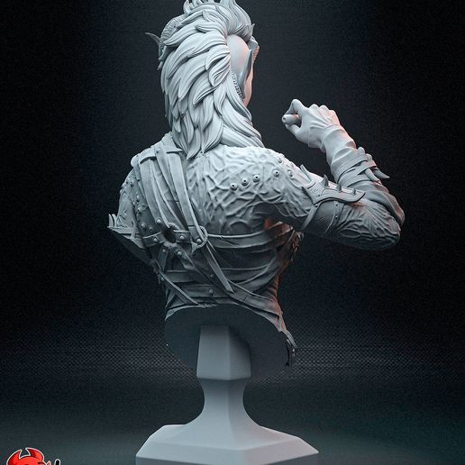 👤 Bust of Karlach・ STL File for 3D printing・Cults