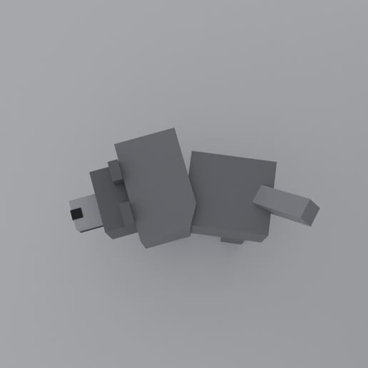 🐺 Minecraft Wolf figurine・ STL File for 3D printing・Cults