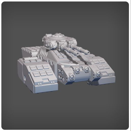 👷 Modular Mech Builder Tanks・ 3D File for 3D printing・Cults