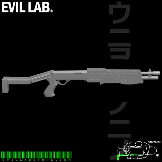 🔫 SPAS 12 V2 1:12 scale・ STL File for 3D printing・Cults