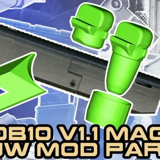 👽 UNW mods on the ODDBALL PAINTBALL's OB10 v1.1 tipx mag・Free STL File ...