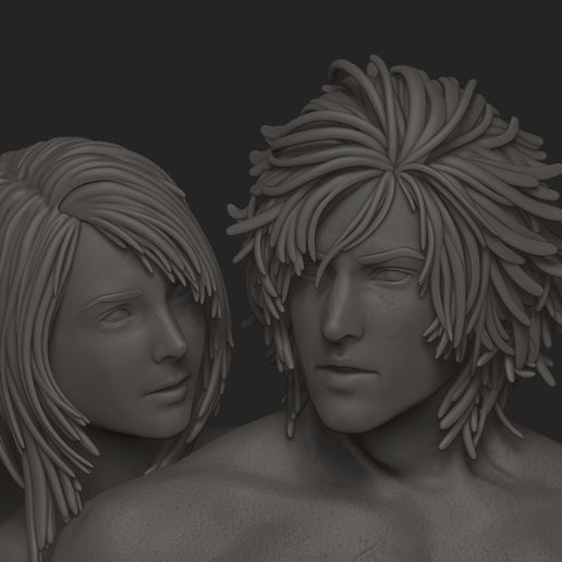 3D file Clive Rosfield and Jill Warrick - Final Fantasy XVI 🎲 ・3D ...