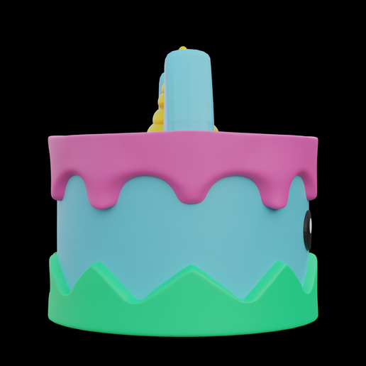 🍰 Squishy V2 Cake・Free STL File for ・Cults