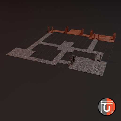 🎲 The best Modular Dungeon System ever??・Free STL File for 3D printing ...