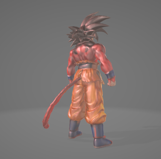 STL file Adult Goku SSJ4 (Dragon Ball Daima) – 3D Model 🐉 (OBJ)・3D ...