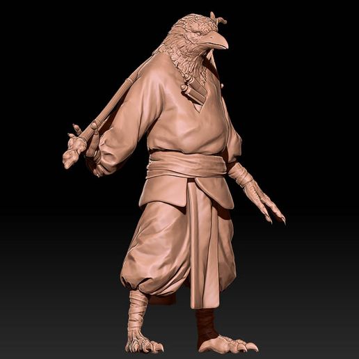 STL file Crow Diviner - Black Myth Wukong 🐦 (OBJ)・3D print object to ...
