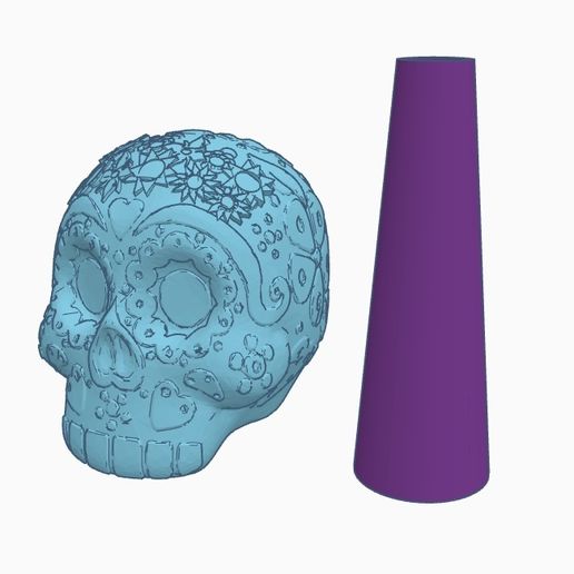 💀 HOOKAH/CACHIMBA/SHISHA Mexican skull・ 3D File for ・Cults