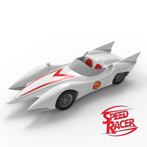 📁 Speed Racer Mach 5 3D printing file・ STL File for 3D printing・Cults