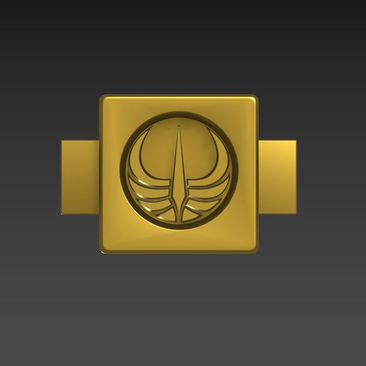 STL file Jedi Torbin's Buckle 👷 ・3D printing design to download・Cults