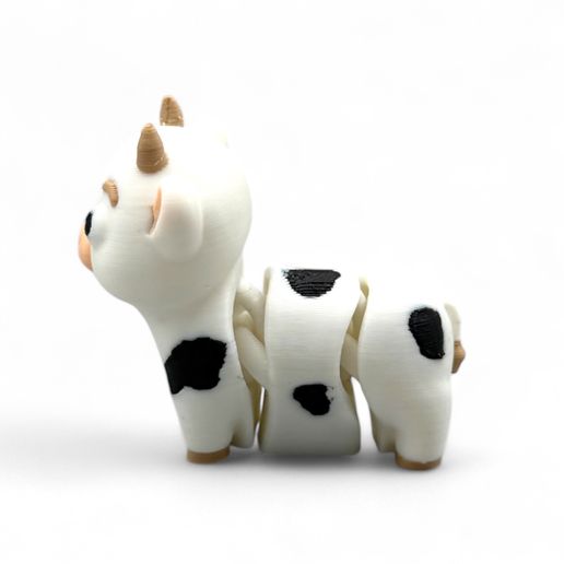 STL file Flexy Moo Moo Cow - Articulating cow- 2 Painted Options ...