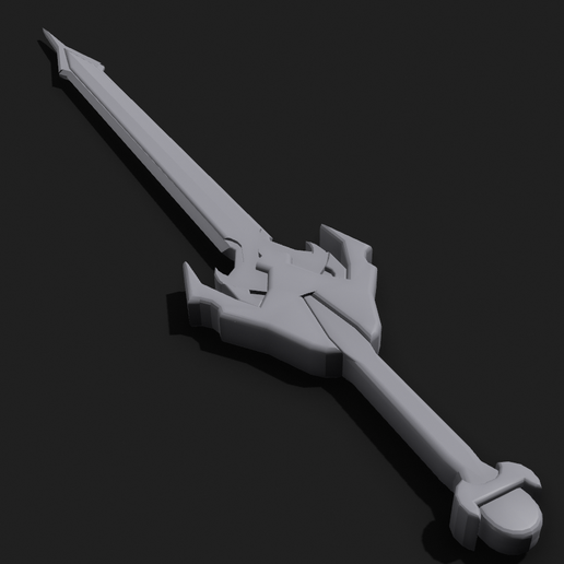 STL file Fantasy Long Sword 🗡️ ・3D printer design to download・Cults