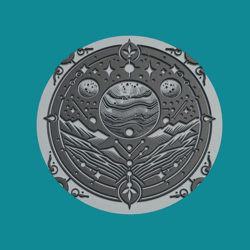 mars planet 3d print