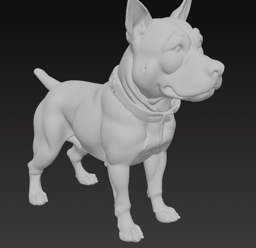 🐂 pit bull dog・ STL File for 3D printing・Cults