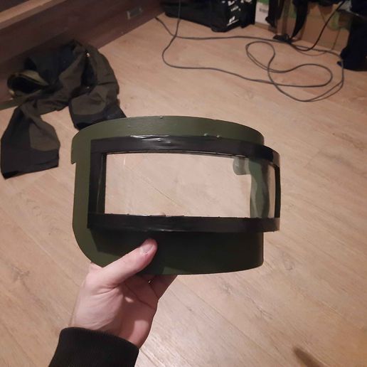 STL file Altyn Visor Frame (Replacement part) 🖼️ ・Template to download ...