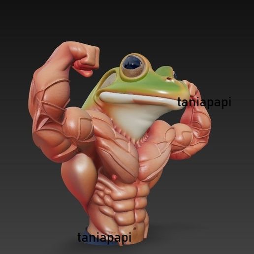 🐸 Frog muscle・ STL File for 3D printing・Cults