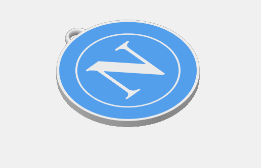 3MF file Napoli Keychain 🗝️ ・Model to download and 3D print・Cults