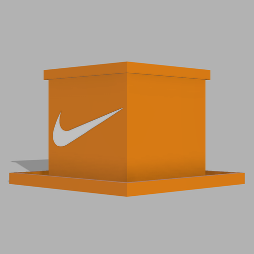 📦 Nike Box Plot Plant || Nike Planter・ STL File for 3D printing・Cults