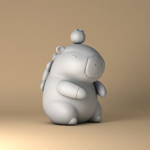 🐉 Capybara・Free STL File for 3D printing・Cults