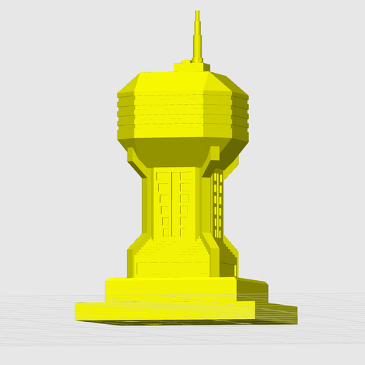 Free STL file Futuristic guard tower 💂 ・3D printable object to download ...