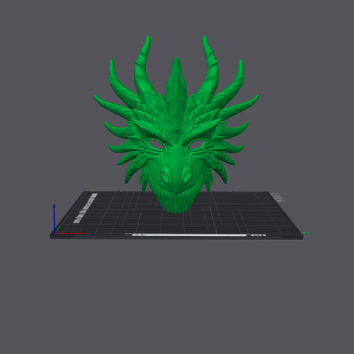 🐉 Dragon Warrior Mask 3D Print Model – Fantasy Cosplay STL・ STL File ...