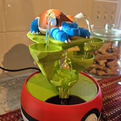 ⛲ BLASTOISE FOUNTAIN - Easy print・3D Print with the Kobra 3 3D printer ...