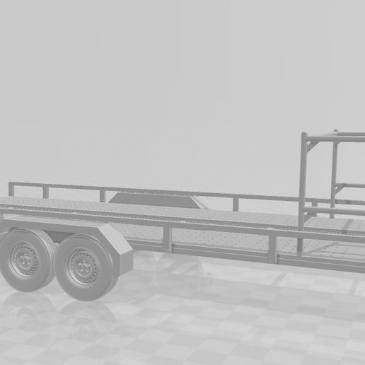 🏎️ Race Car Trailer 1/24・ STL File for 3D printing・Cults