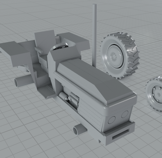 STL file Marshall 904 DELUXE 4WD tractor model 🚜 (OBJ)・Model to ...