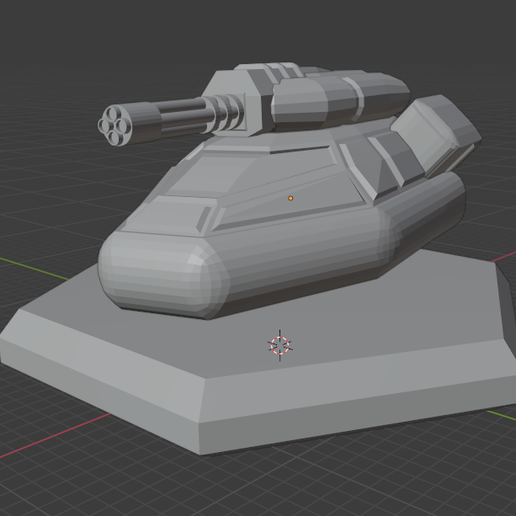 🧸 Scapha Hovertank・Free 3D File for ・Cults