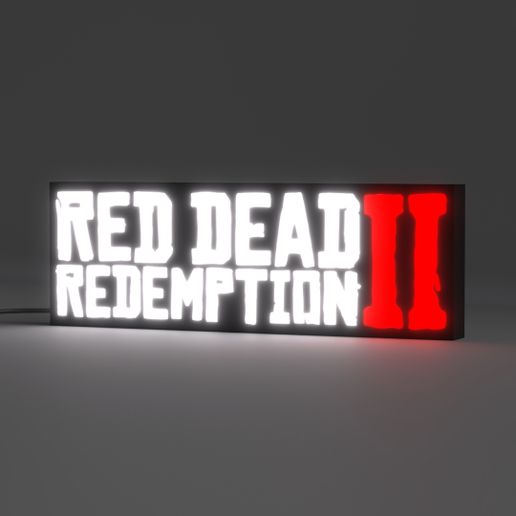 😵 RDR 2 – Red Dead Redemption 2 Lamp・ STL File for 3D printing・Cults