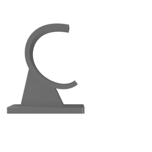 🪑 The Listening Crescent・ STL File for 3D printing・Cults