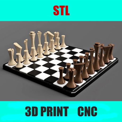 3d Chess Board Stl