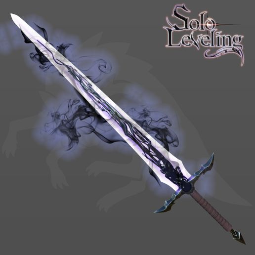 🤴 Demon King Longsword from Solo Leveling for cosplay 3d model・ STL ...