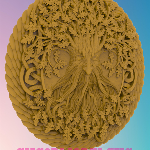 📁 Forest spirit 3D MODEL STL FILE FOR CNC ROUTER LASER & 3D PRINTER ...