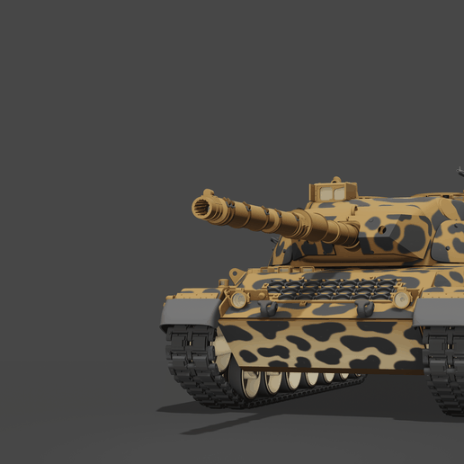 🐆 Leopard 1・ 3D File for 3D printing・Cults